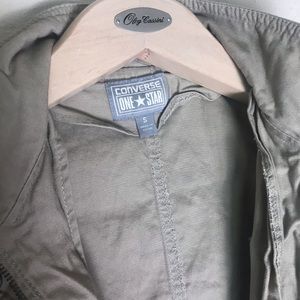 Converse | Jackets & Coats | Converse One Star Utility Jacket Beige ...
